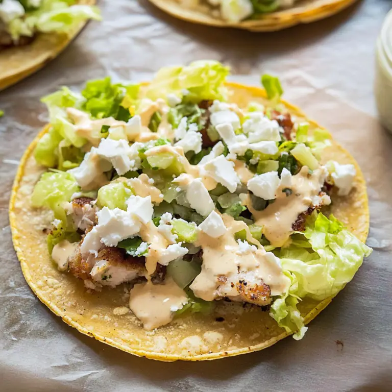 Chicken Caesar Smashed Tacos - Eatmewell.com